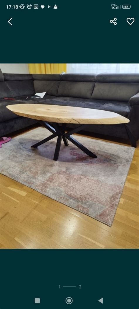 Stolik kawowy plaster drewna UNIKAT Wrocław Fabryczna OLX pl