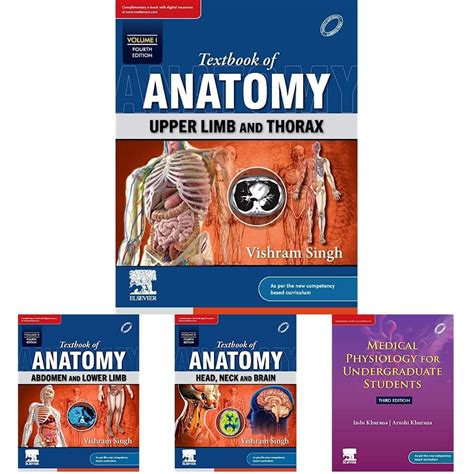 Buy Mbbs 1st Prof Vishram Sing Gross Anatomykhurana Physio Book