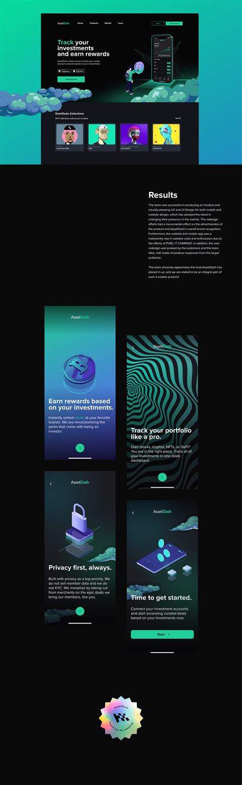 Assetdash Portfolio Tracker Mobile And Web App On Behance