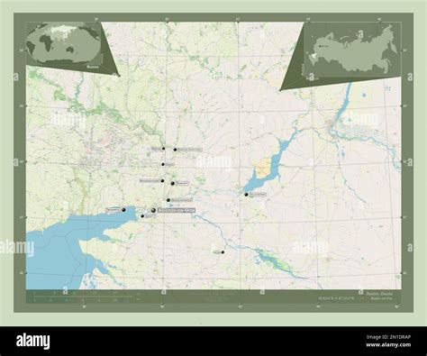 Rostov Région De Russie Ouvrez La Carte Des Rues Lieux Et Noms Des
