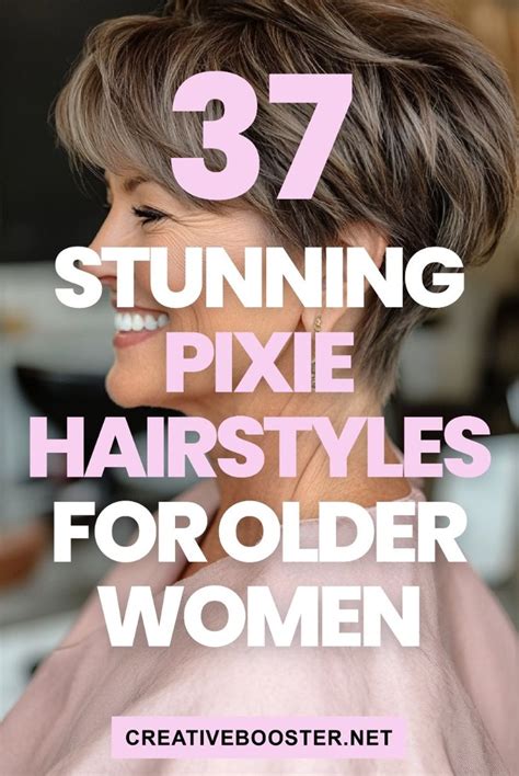 36 Stunning Pixie Hairstyles For Older Women In 2024 You Have To See