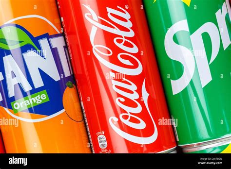 Coca Cola Coca Cola Products Fanta Sprite Lemonade Soft Drinks Canned