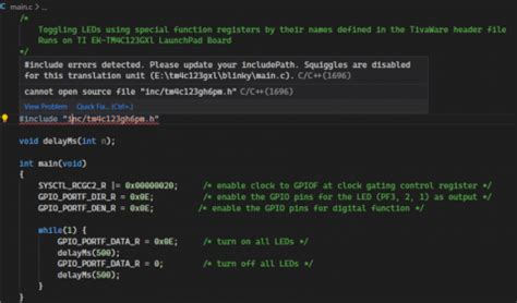 VSCode Include Paths Embedded Systems