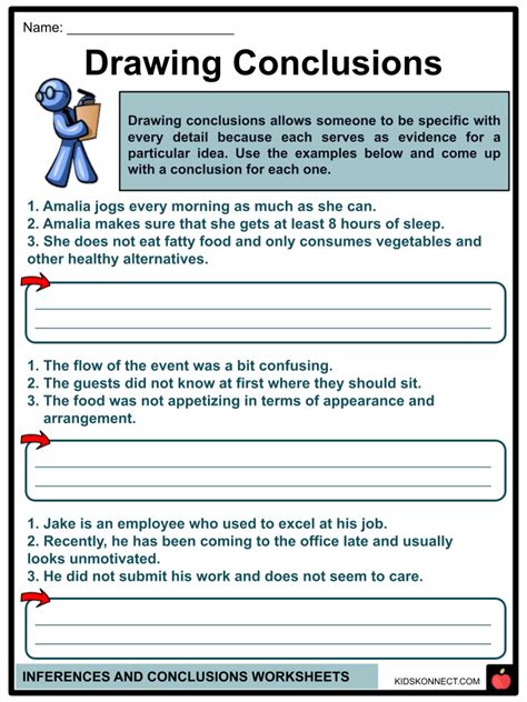 Inferences And Conclusions Worksheets Definition And Examples Worksheets Library