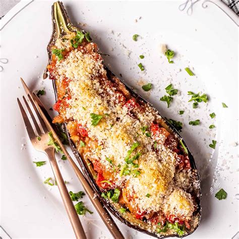 Stuffed Eggplant Recipe The Big Mans World