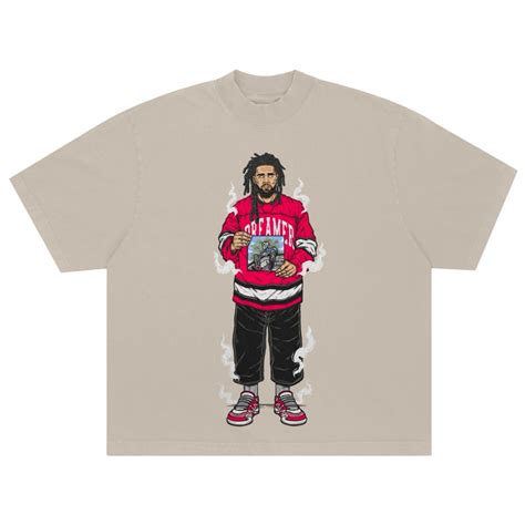 Gunner Coming Of Age J Cole Oversized Tee Shopee Philippines