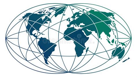 Globe World Map With Connection Lines Global Network Vector Concept