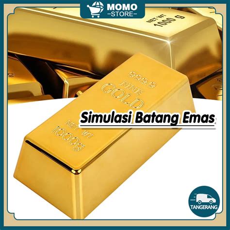 Jual Emas Simulasi Mainan Batangan Emas Pirate Gold Bar Treasure