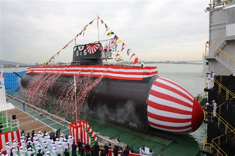 Full Frame Third Taigei Class Submarine Js Jingei Launched