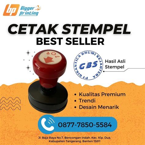 Terpecaya Wa Call 0877 7850 5584 Design Stampel Di Kec Cisauk Kab