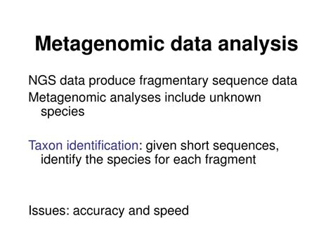 Ppt Sepp And Tipp For Metagenomic Analysis Powerpoint Presentation