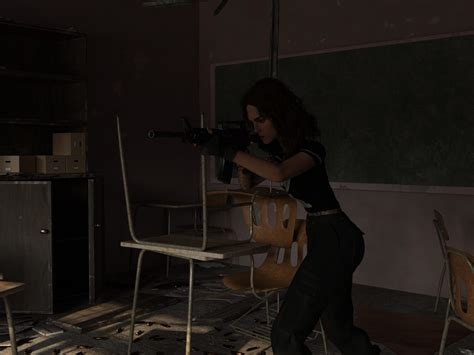 Emma And The Apocalypse 3d Render Digital Art By Hatefuldisplay