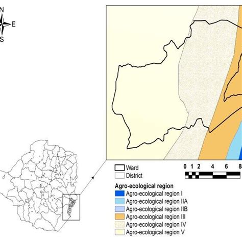 Location Of Ward 4 In Chipinge District Zimbabwe Showing The