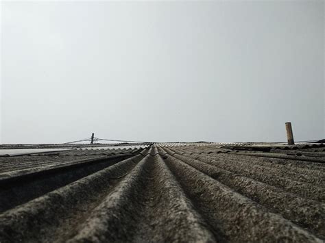 Roof Surface Against Clear Sky Premium Ai Generated Image