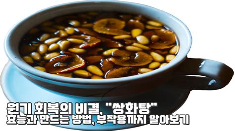 쌍화탕 효능과 만드는 방법 부작용까지 알아보기