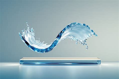 Minimalistic Glassmorphism Infographics With Wave Growth Graph Concept