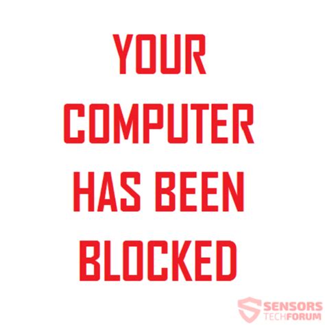 Your Computer Has Been Blocked Manual Removal 2019