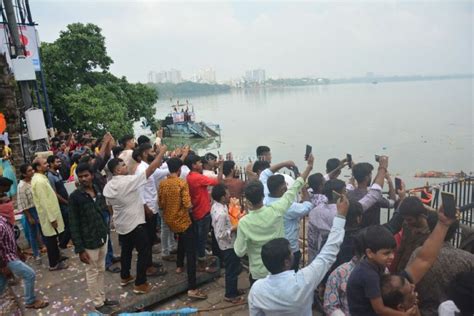 Pics Ganesh Nimajjanam At Tank Bund