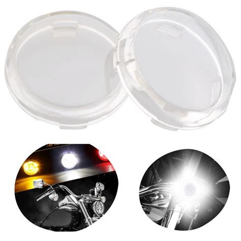 Clear Turn Signal Light Lenses Cover Fit For Harley Dyna Street Glide