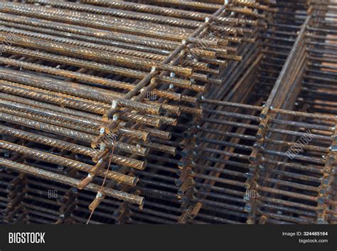 Industrial Background Rebar Texture Rusty Rebar For Concrete Pouring Steel Reinforcement Bars