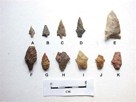 Projectile Points Arrow Points A C Possible Perdiz Bassett D