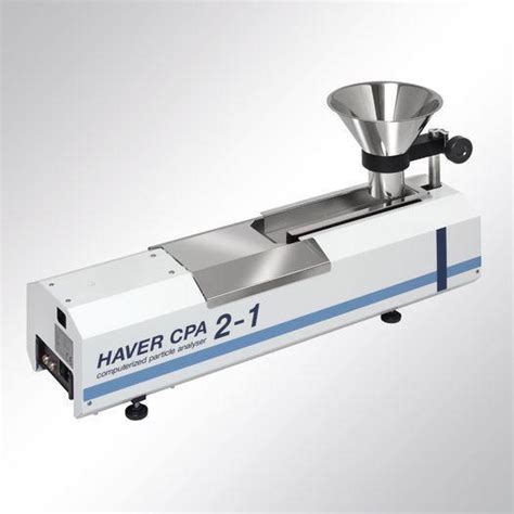 Haver Computerized Particle Analysis Cpa 2 1 Hoskin Scientific
