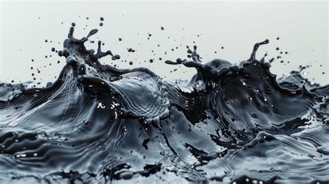 Premium Photo Closeup Of Water Splashes Forcefully Colliding And