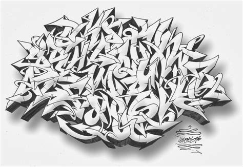 Graffiti Wall Graffiti Alphabet Wildstyle