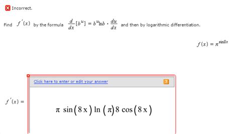 solved find dy dx using the method of logarithmic