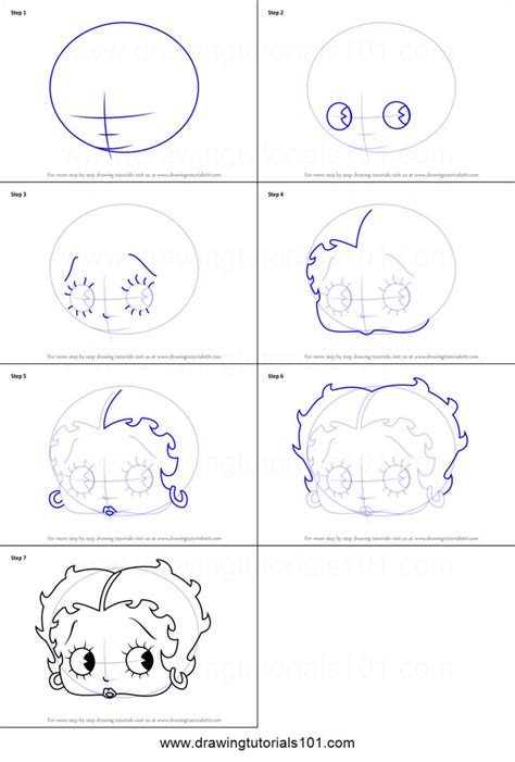 How To Draw Betty Boops Face A Step By Step Cartoon Guide Felix And
