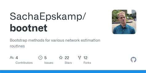 Github Sachaepskampbootnet Bootstrap Methods For Various Network