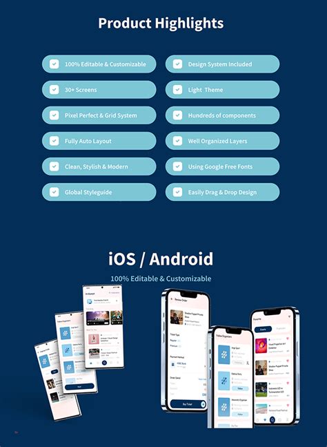 Evento Event Booking Flutter App Ui Templatefigma Included Code