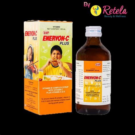 Jual Enervon C Plus Syrup 120 Ml Shopee Indonesia