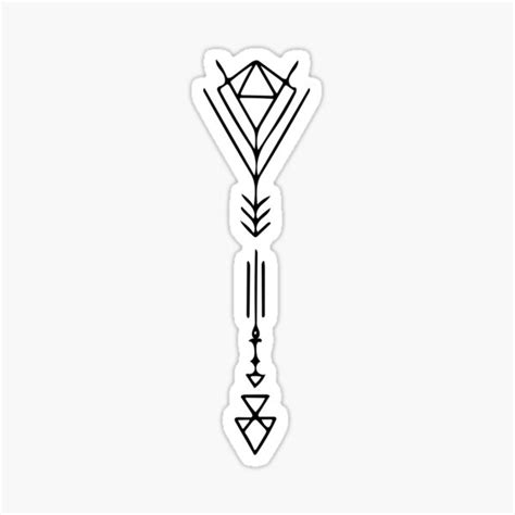 Arrow Sticker For Sale By Loramaze Redbubble