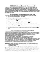 Homework2 Pdf CS6823 Network Security Homework 2 This Home Work Is