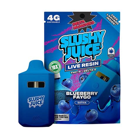 Delta Munchies Slushy Juice Live Resin 4g Delta 8 Resellers