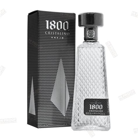 1800 Tequila Cristalino Anejo 750ml Hi Proof
