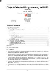 PDF Object Oriented Programming In PHP