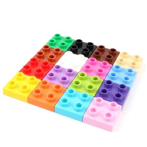 Single Sale Diy Building Block 2x2 Thin Bricks Assembled Accessories