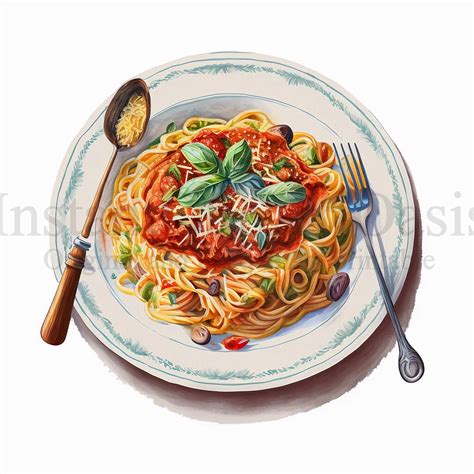 Spaghetti Clipart