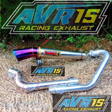 Knalpot Daeng Sai 4 Corong Diamond Vixion R15 Satria MX King Sonic MX