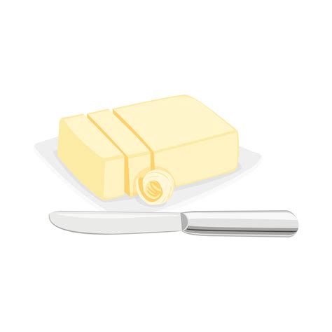 Stick Of Butter Illustartion 5559716 Vector Art At Vecteezy