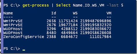 how to use powershell select object