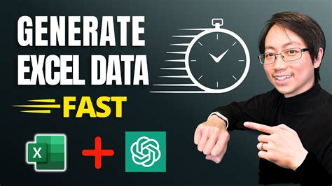Create Custom Excel Data With Chatgpt Youtube