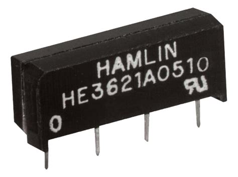 HE3621A2410 Hamlin Reed Relay SPST NO 24 VDC Farnell