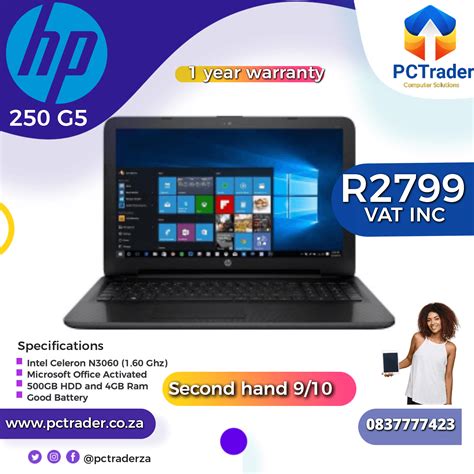 Hp G Intel Celeron Gb Gb Ram Second Hand Pctrader Computer Solutions