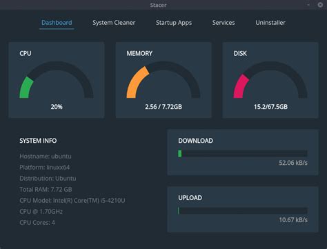 Stacer Ile Ubuntu Sistemini Optimize Edin Magnec