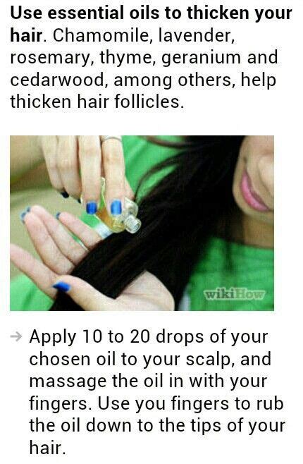 3 Ways To Get Thick Hair Wikihow Thick Hair Styles Get Thicker