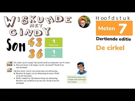 Klas 1 H7 HV1 Som 43 V1 Som 36 Vijver Met Afrastering Lengte Omtrek