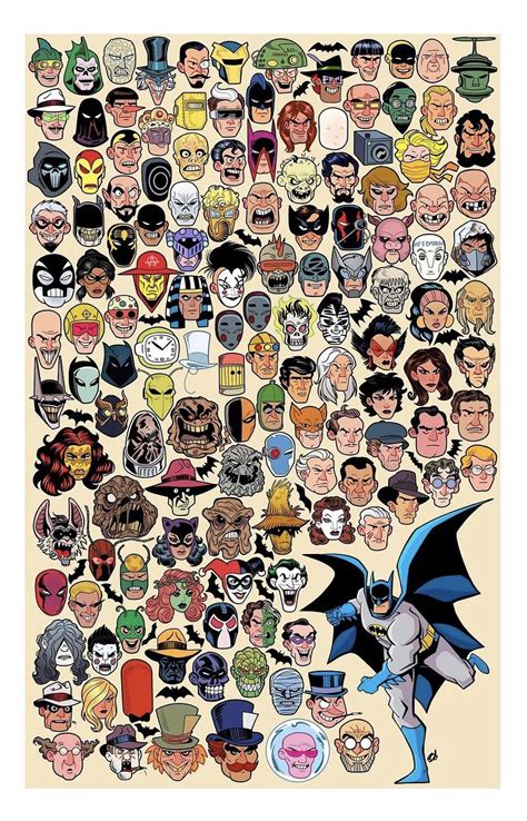 Batman And His Rogues Redux By Dave Bardin Rbatman